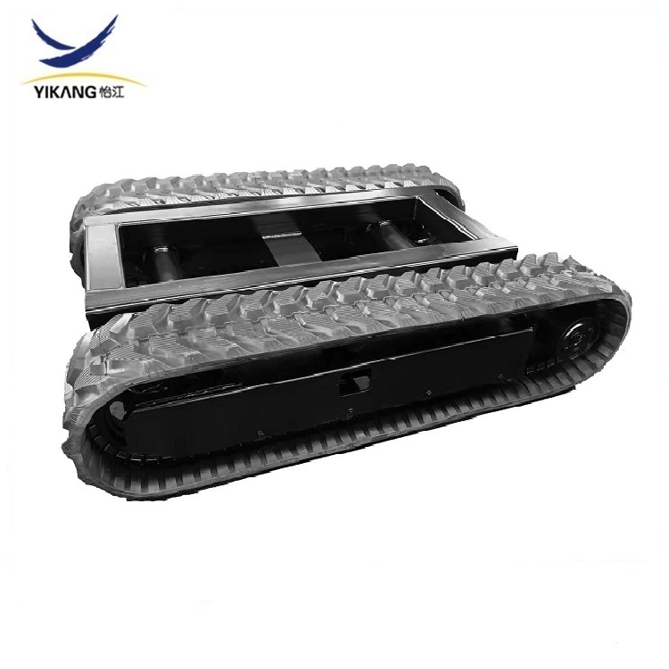 China custom rubber track undercarriage and steel track undercarriage ...