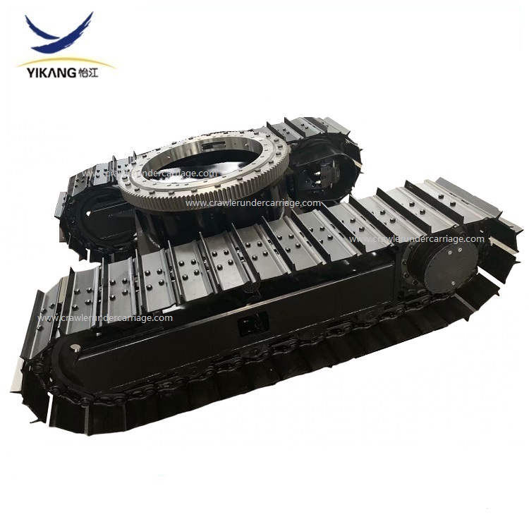 China Custom excavator steel track hydraulic undercarriage with slewing ...