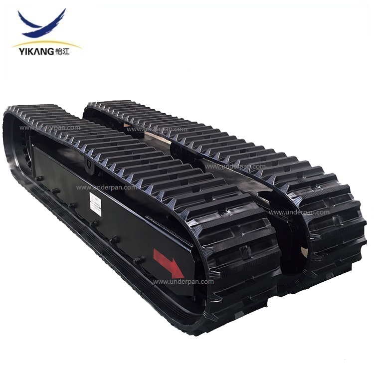 China 10 tons hydraulic driver rubber track undercarriage for excavator ...