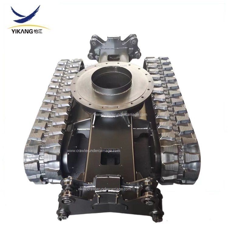 China Factory custom tracked undercarriage with rotary support for ...