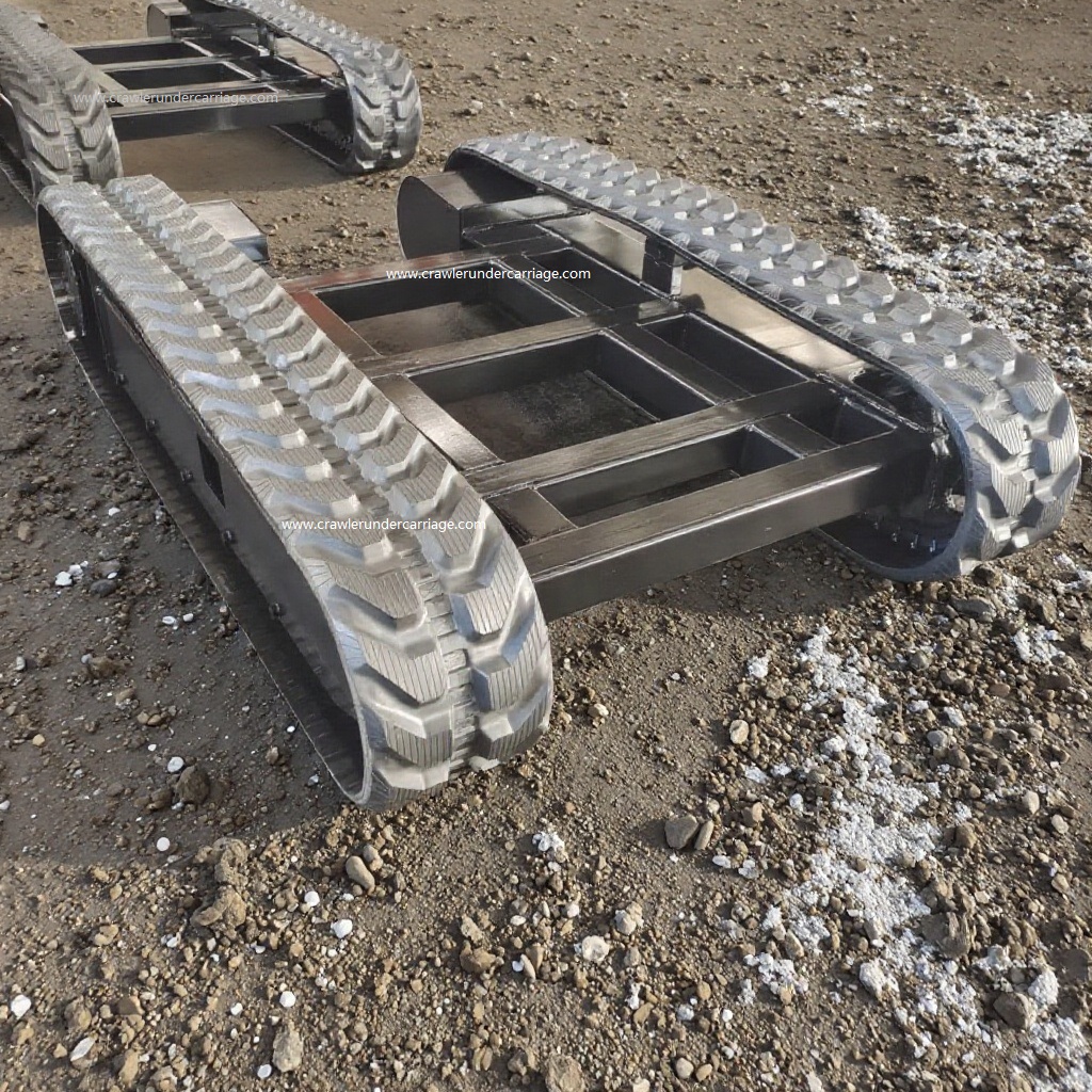 China Custom rubber track paltform undercarriage system for transport ...