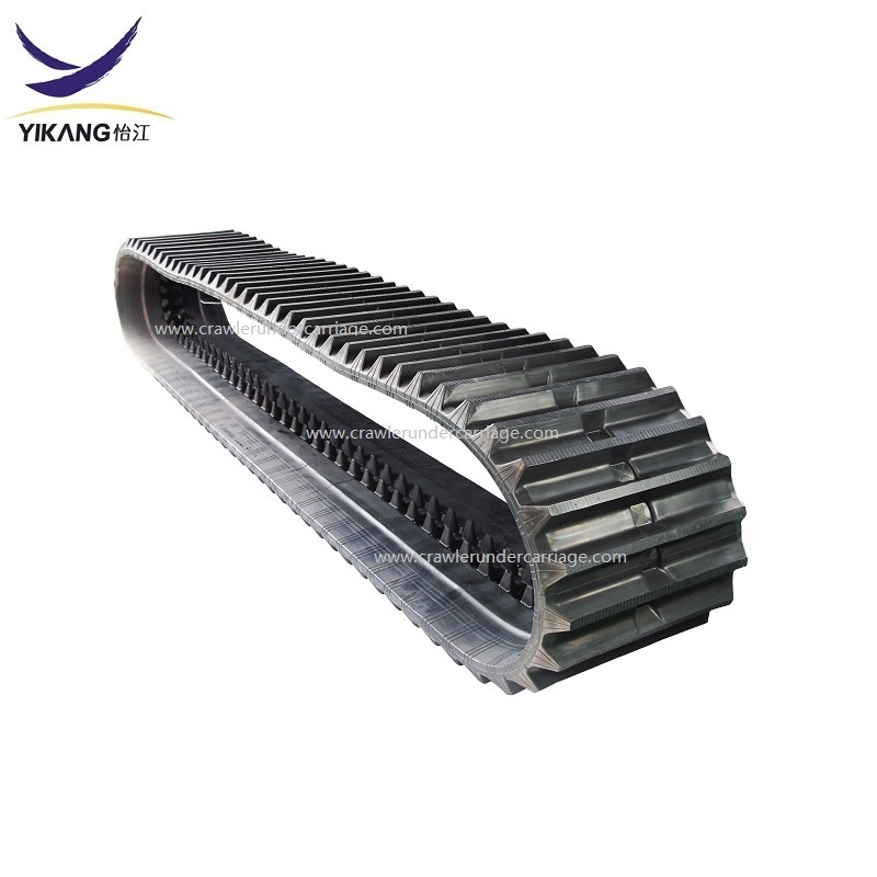 China Rubber track for Morooka MST600 MST800 MST1100 MST1500 MST2200 ...