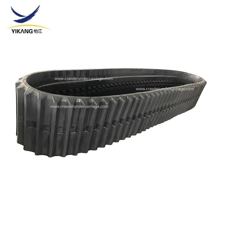 China 600x100x80 rubber track for Morooka crawler tracked dumper ...