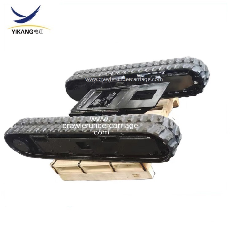 China Compact rubber track undercarriage with telescopic beam for ...