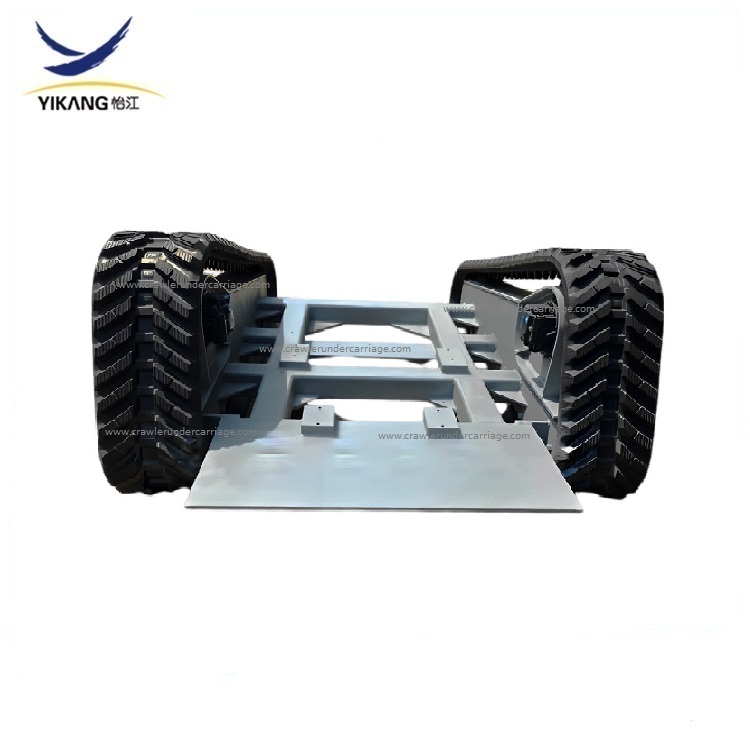 China Custom fire-fighting robot parts crawler undercarriage with ...