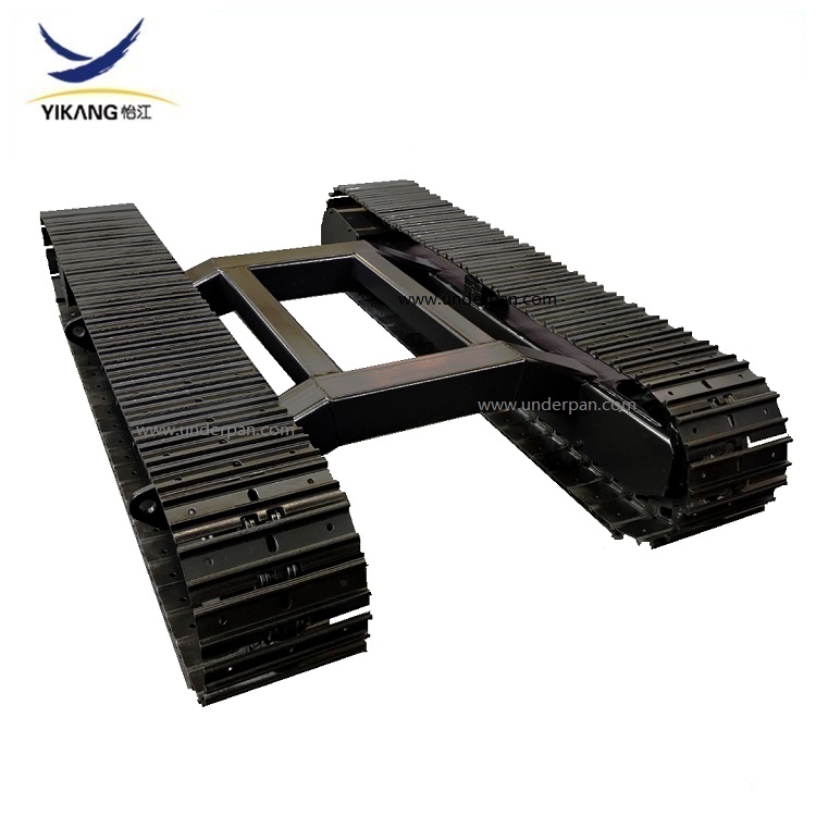 China Steel track undercarriage customized with middle structural parts ...
