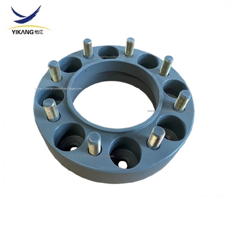 China Wheel spacers with steel track plate for wheeled skid steer ...
