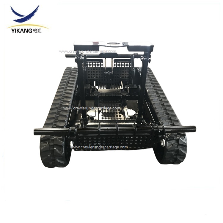 China Custom rubber track undercarriage chassis with structural parts ...
