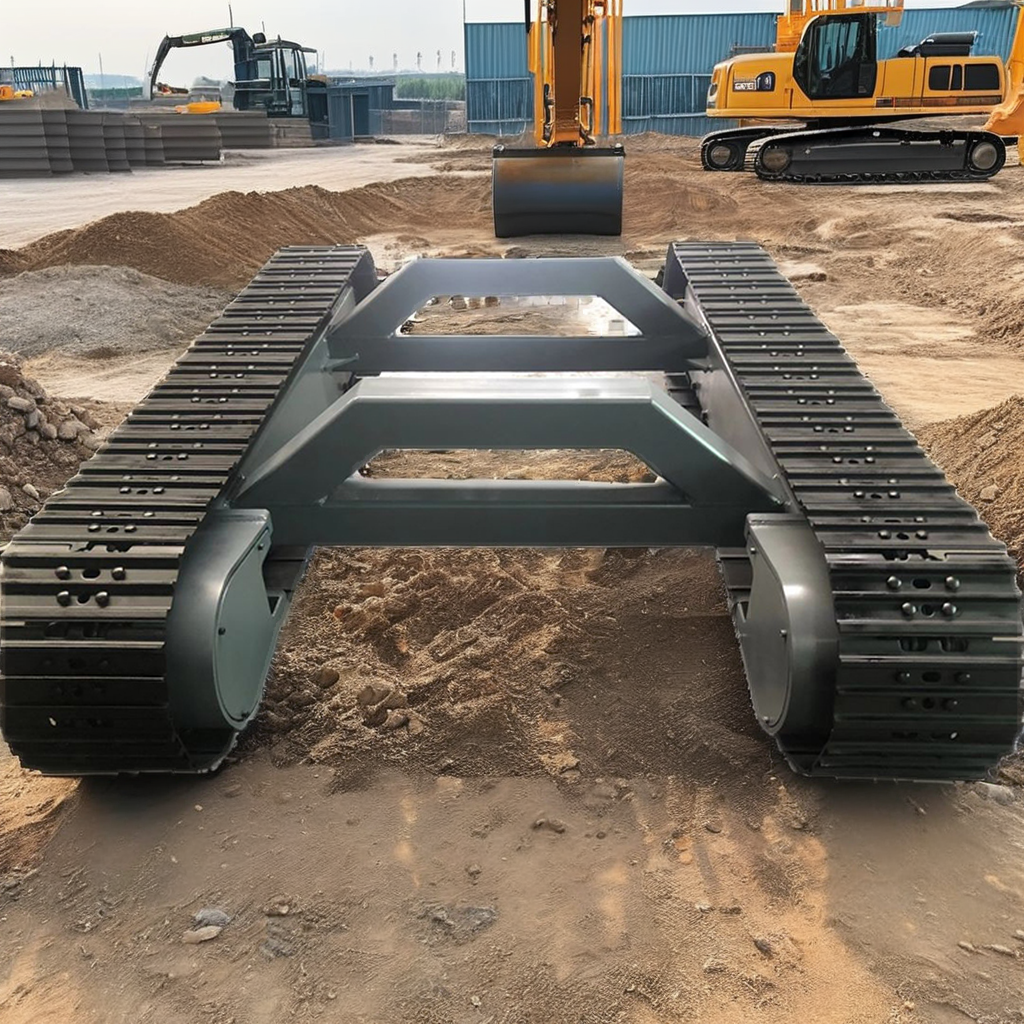 China Factory 3 crossbeams hydraulic steel track undercarriage for ...
