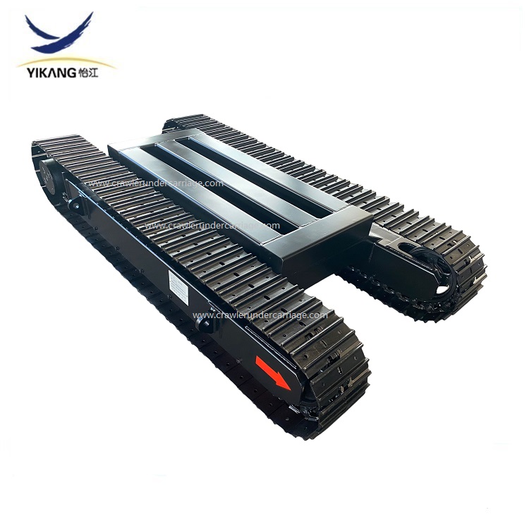 China custom steel track undercarriage with specially structural parts ...