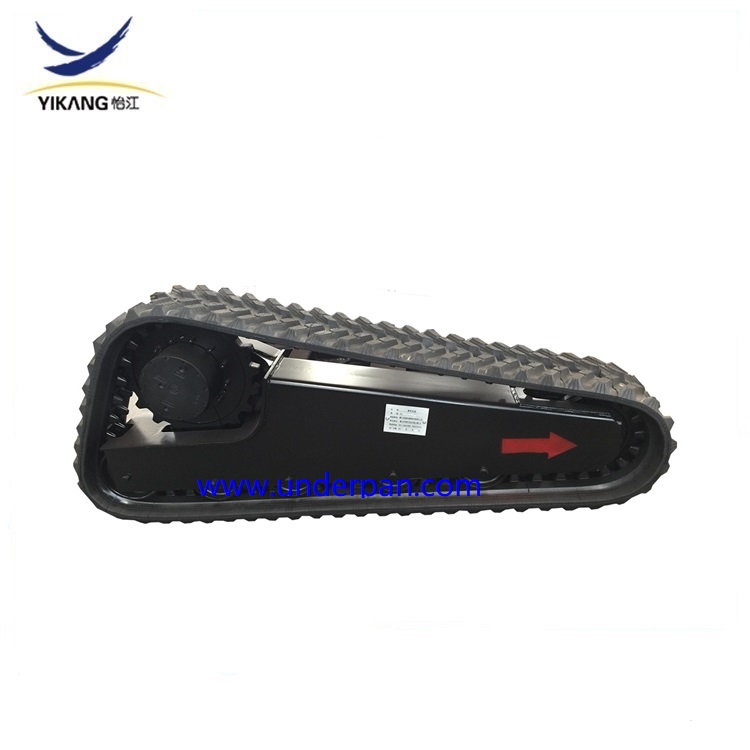 China Custom triangle tracked undercarriage chassis with rubber track ...