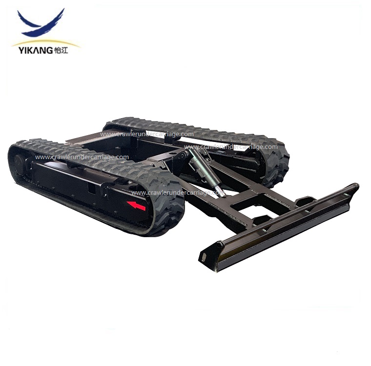 China Custom crawler undercarriage with dozer blade for excavator ...