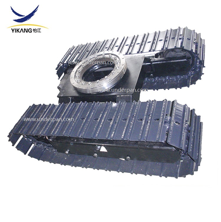 China Mini steel track undercarriage with slewing bearing for seawater ...