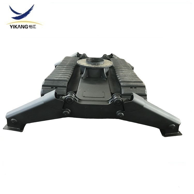 China Mining machinery parts compact tracked undercarriage with rubber ...
