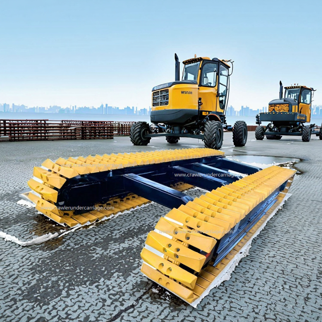 China China factory custom hydraulic Steel track undercarriage for ...